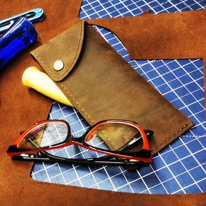 PDF Pattern Glasses Case - Easy DIY Leather Glasses Sunglasses Case ...