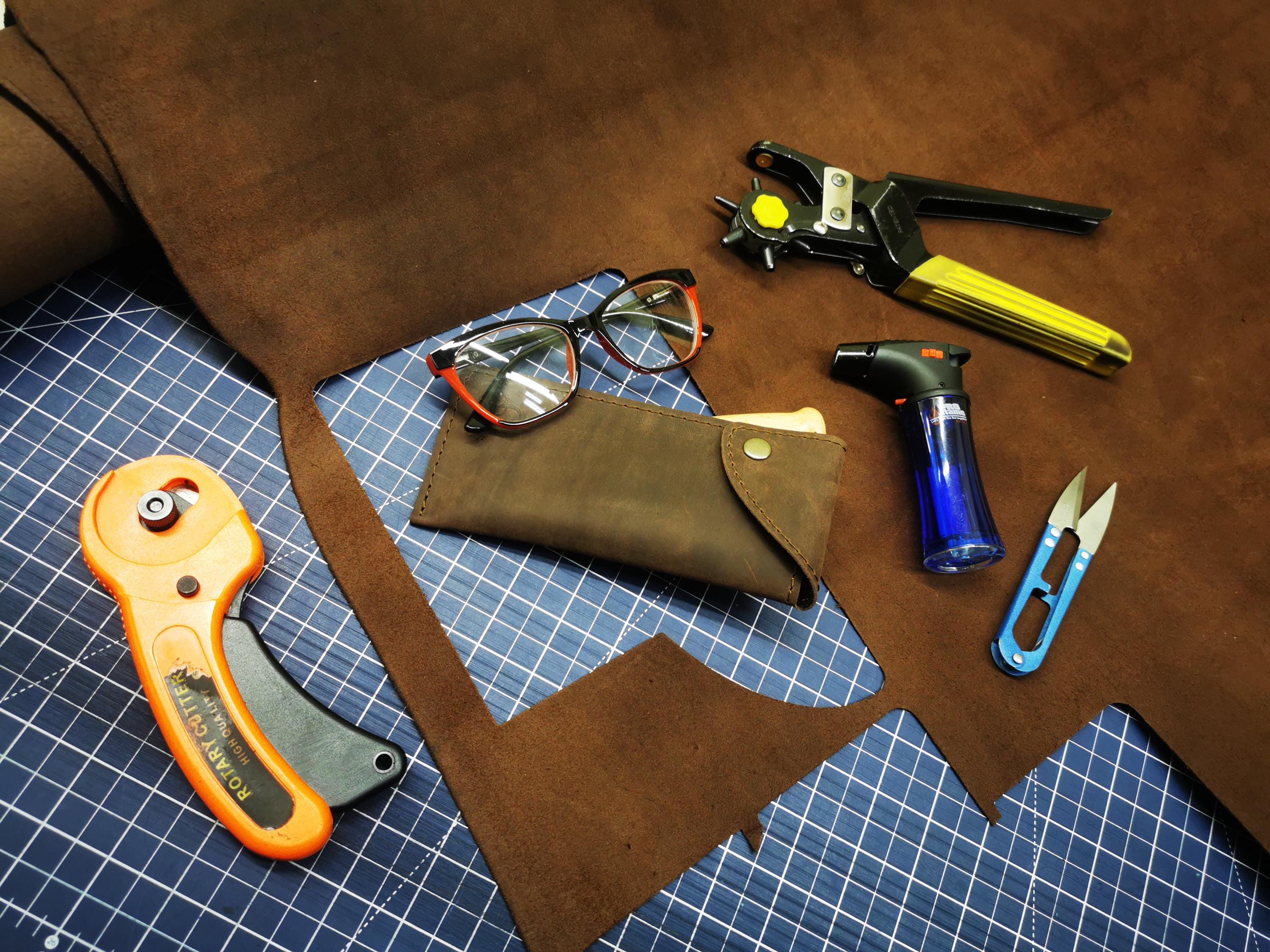 PDF Pattern Glasses Case - Easy DIY Leather Glasses Sunglasses Case ...