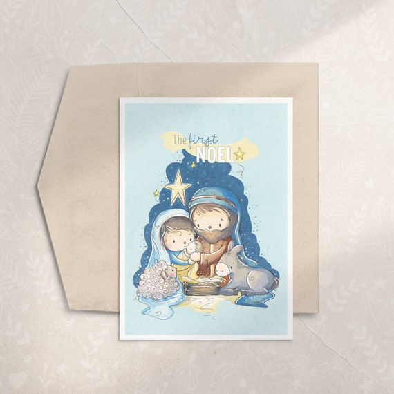 Baby Jesus Christmas Cards