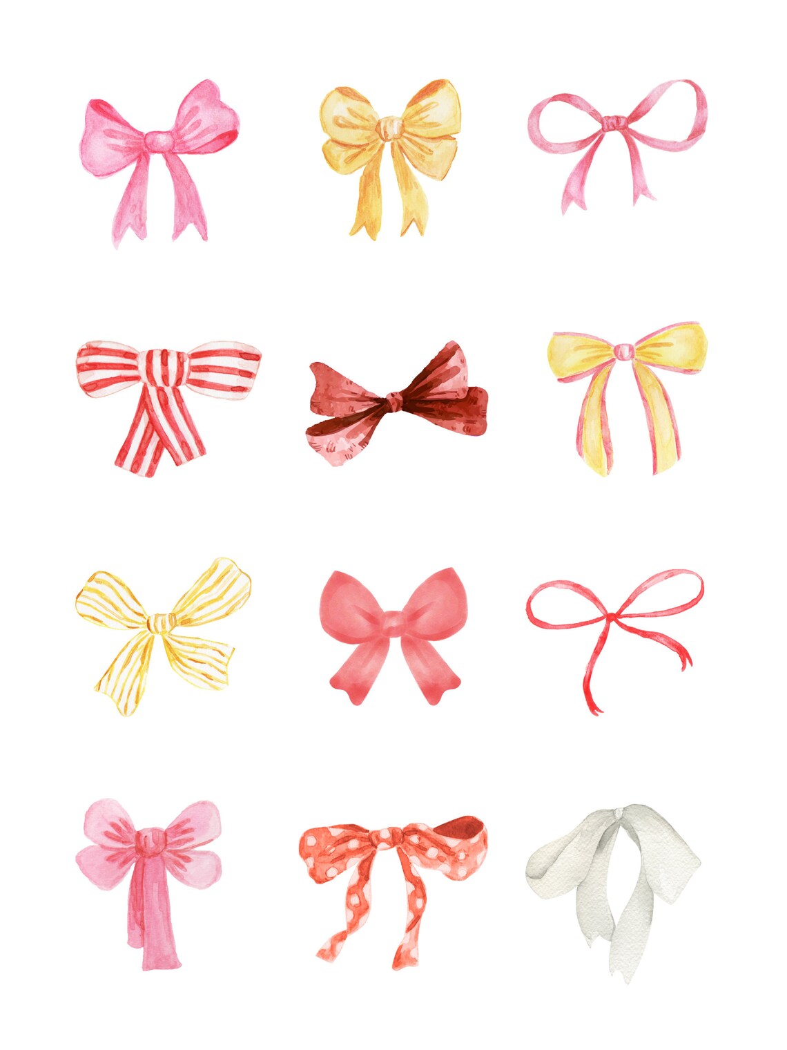 Cute Bow Wall Art Digital Download | Wall Prints, College Art, Bar Cart ...