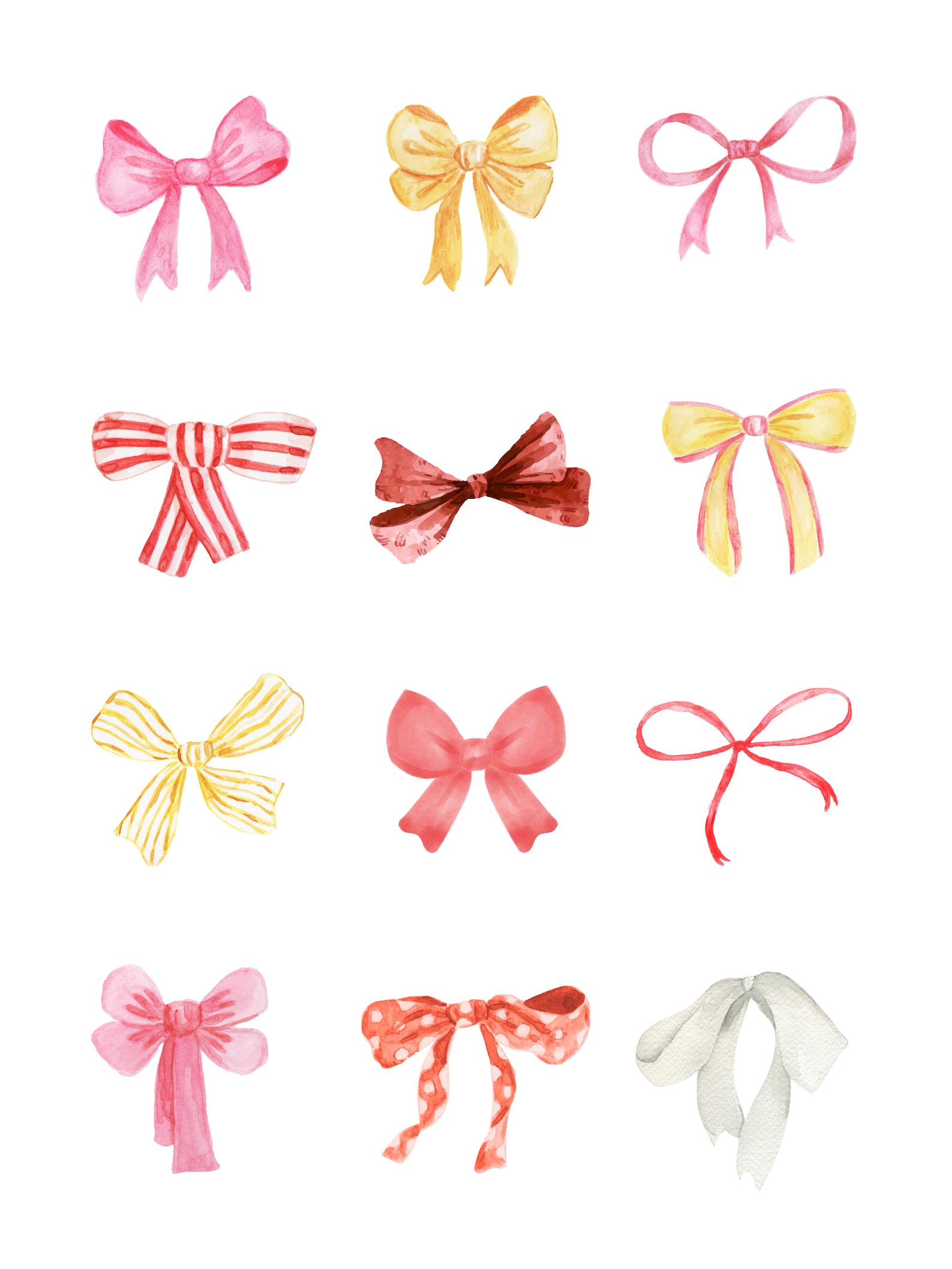 Cute Bow Wall Art Digital Download | Wall Prints, College Art, Bar Cart ...