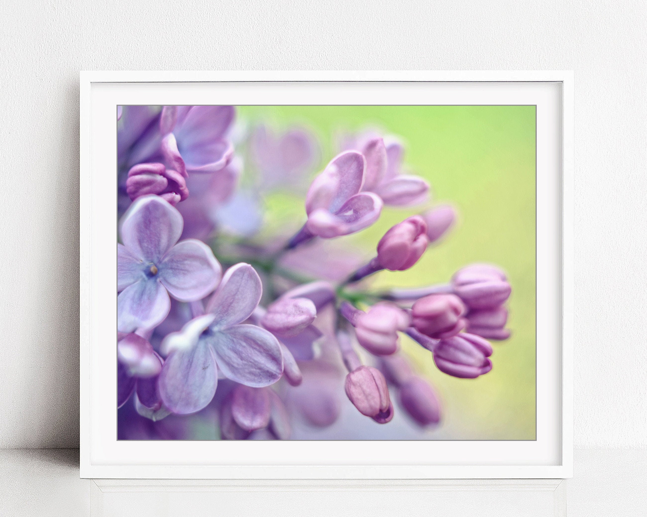 Lilac Flowers Print Floral Wall Art Flower Photography - Etsy