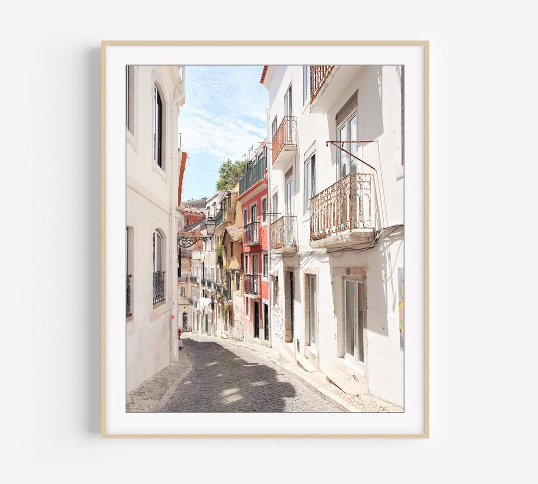 Lisbon Wall Art, Travel Photography, Architecture, Europe Street Print ...
