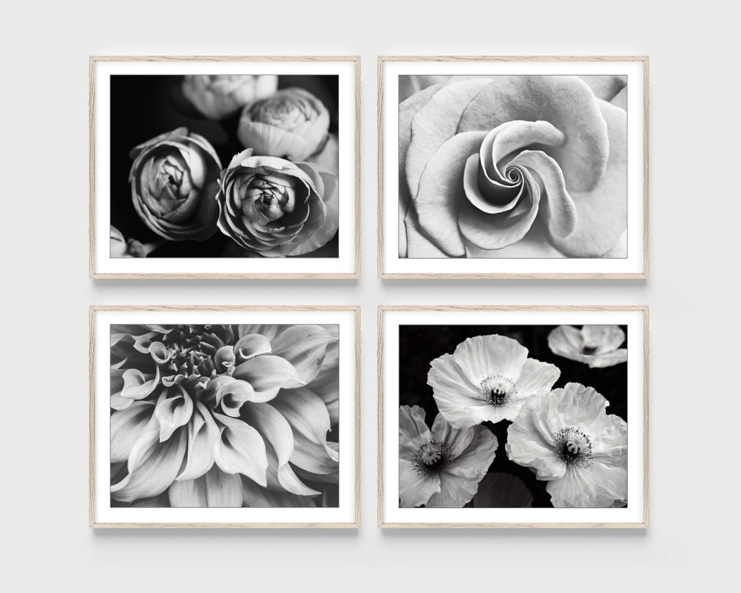 Flower Photography Prints Botanical Print Set. Floral Print Set. Nature ...
