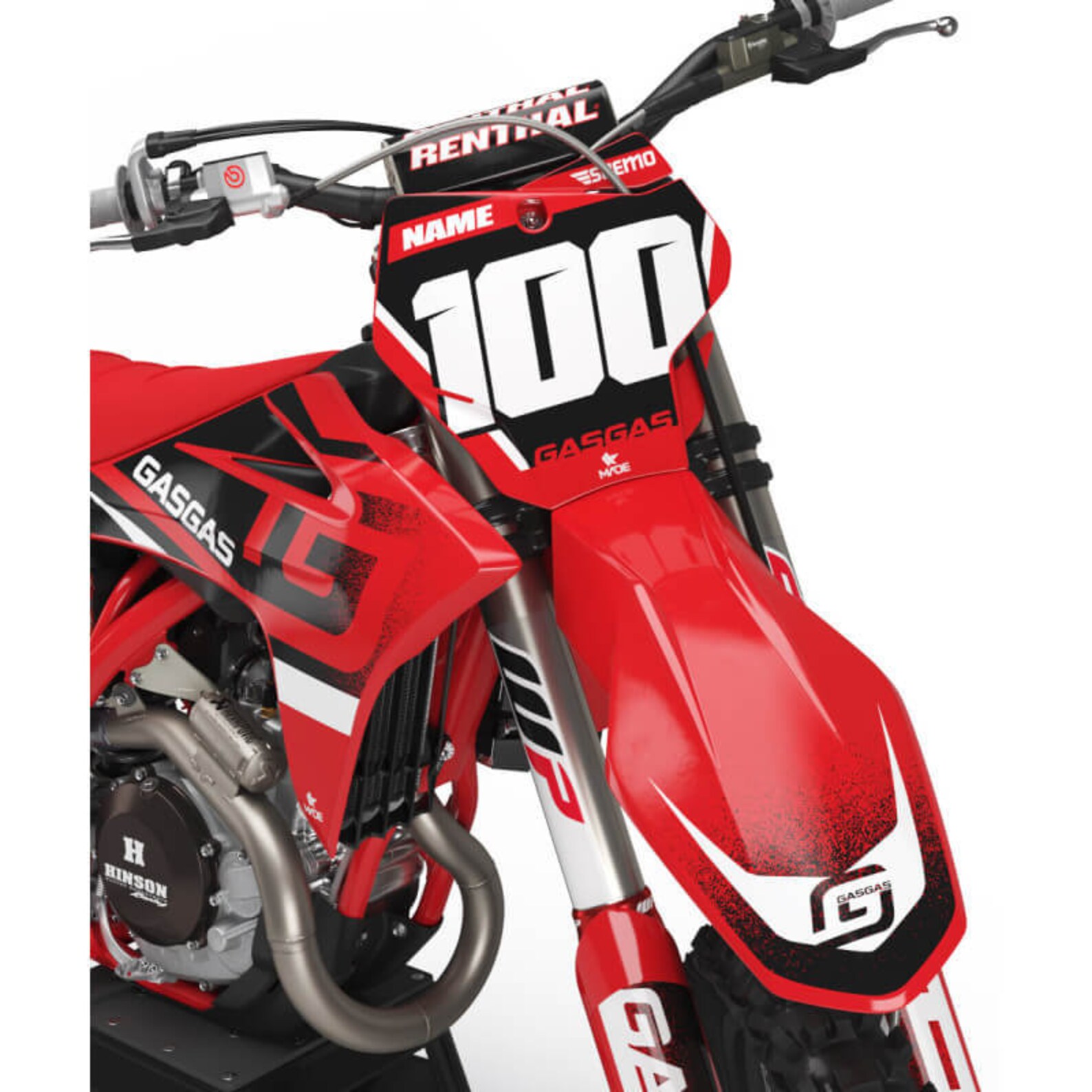 Gas Gas MC/TC/EC Grid Custom Motocross Graphics Premium Quality Decal ...