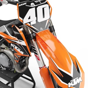 KTM SX/SXF Power Black Motocross Graphics Premium Quality Decal Kits ...