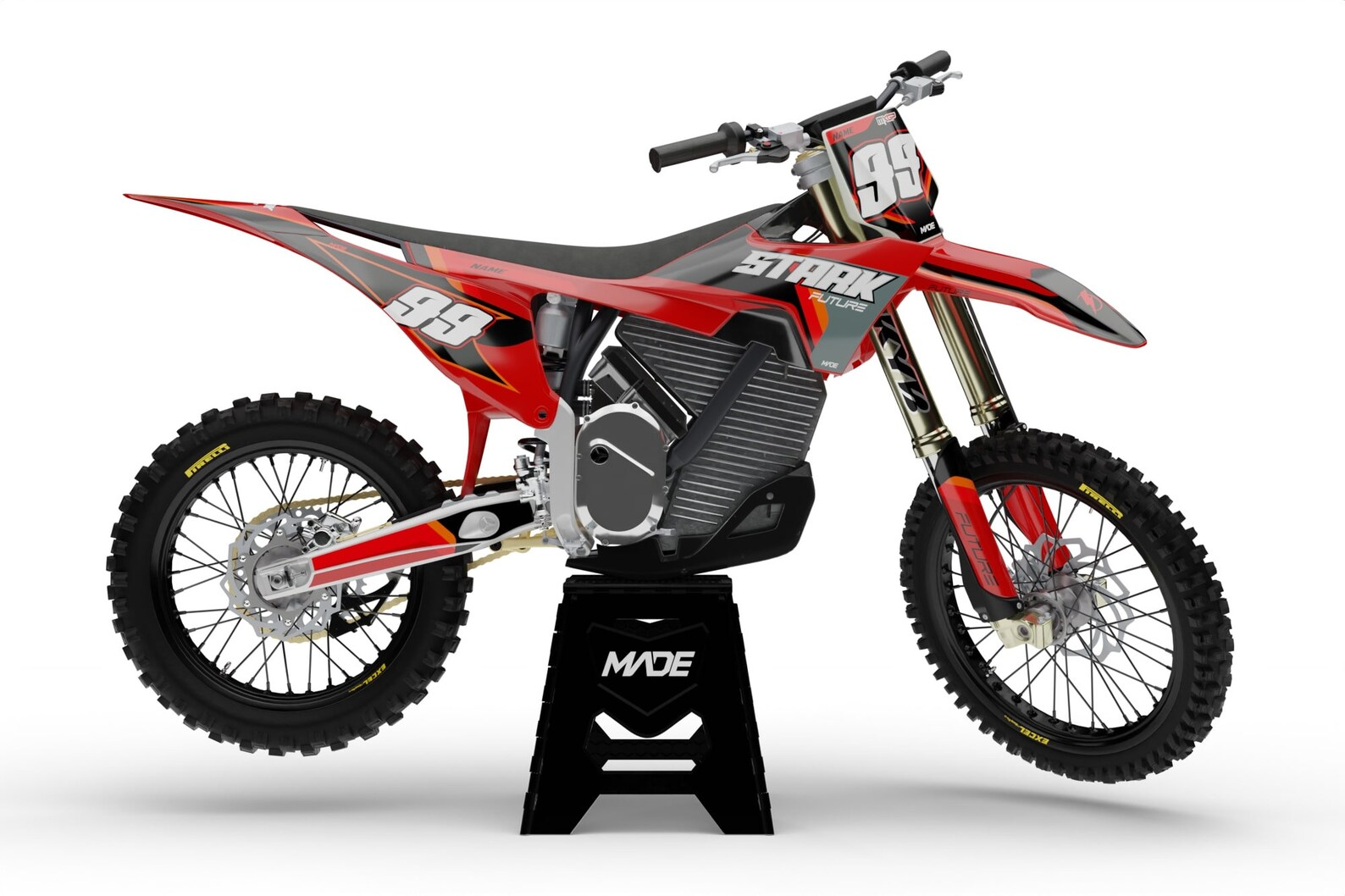 Stark Future Varg Swap Red Custom Motocross Graphics Premium Quality ...