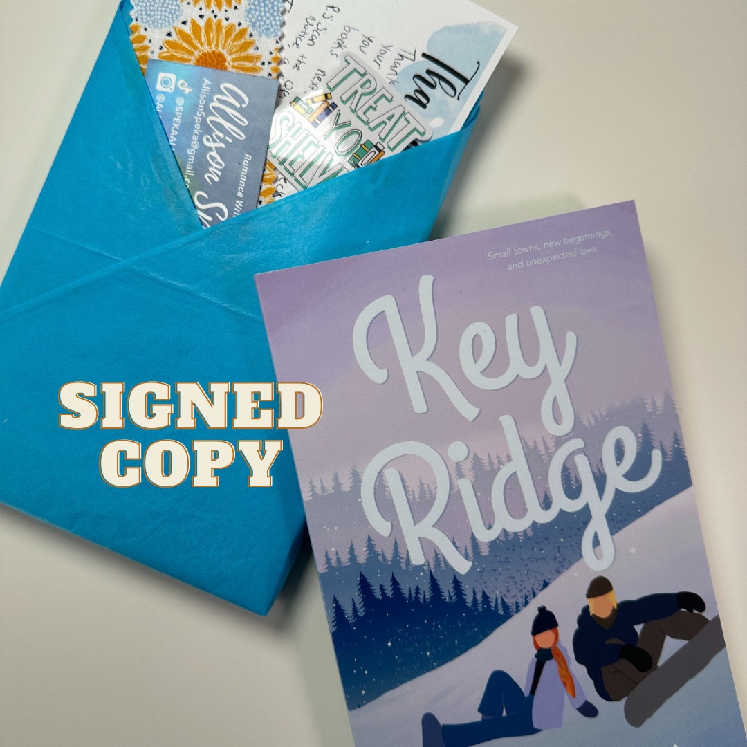 Signed Romance Book KEY RIDGE: a Small Town, Grumpy Sunshine ...