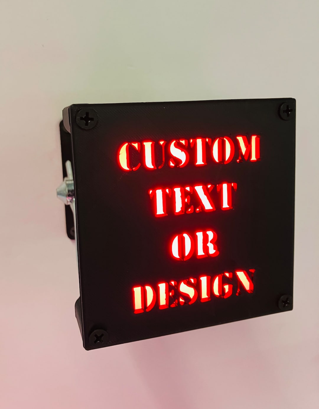 CUSTOM TEXT LED Hitch Cover - Etsy