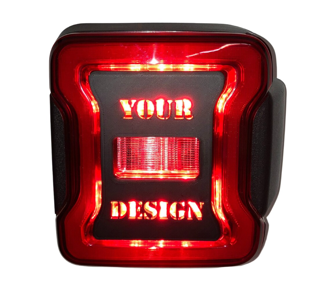 Custom Tail Light Cover for Jeep Wrangler JL - Etsy