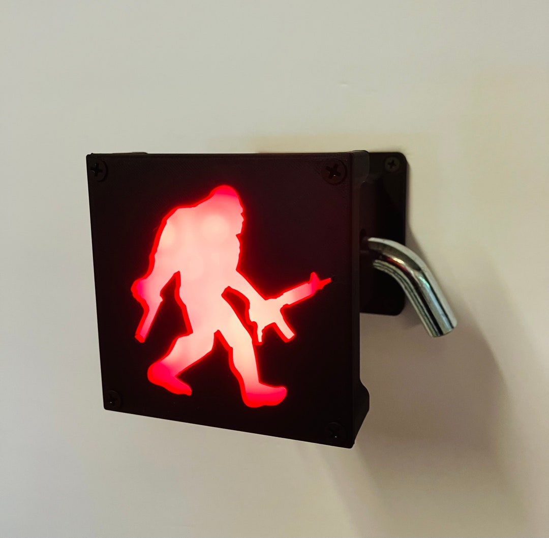 Angry Bigfoot LED Hitch Cover - Etsy