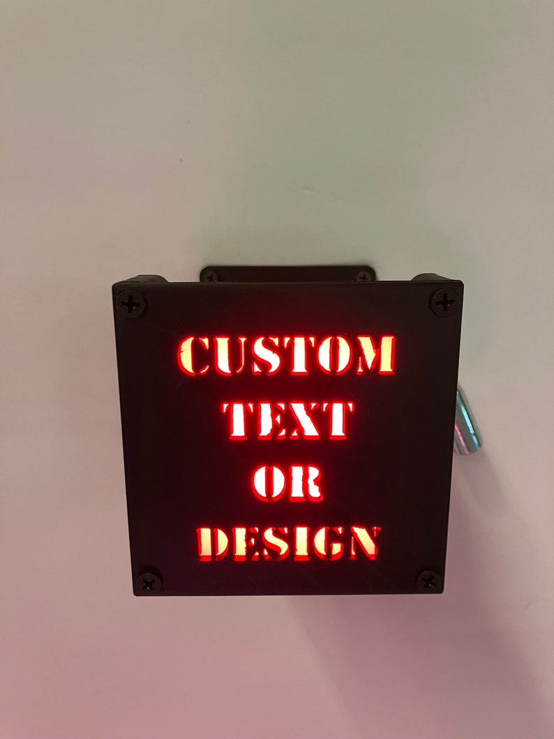 CUSTOM TEXT LED Hitch Cover - Etsy