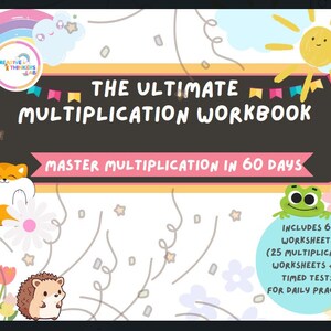 60 Printable Multiplication Practice Worksheets | Multiplication ...