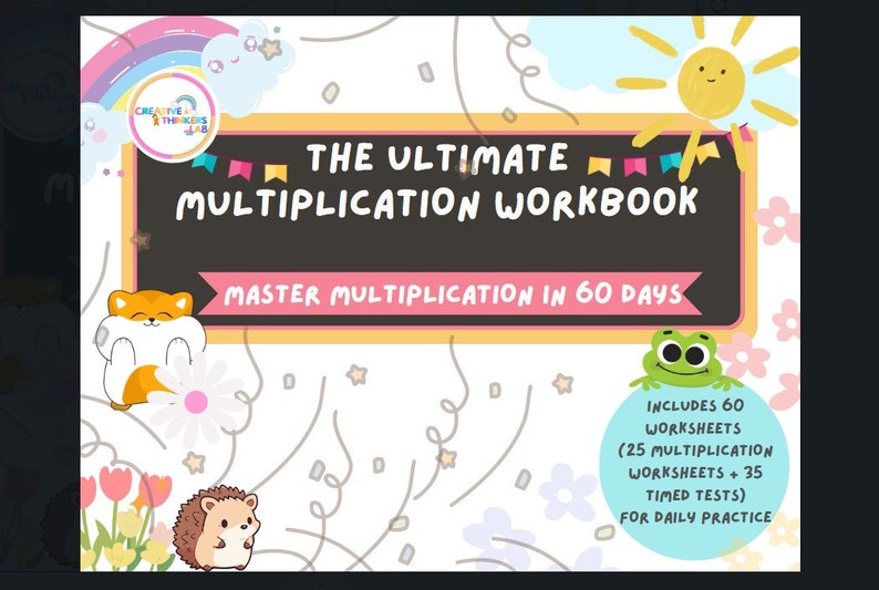 60 Printable Multiplication Practice Worksheets | Multiplication ...