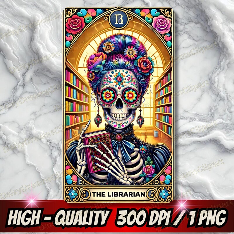 Librarian Card - Etsy