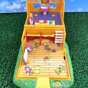 Cute Vintage Polly Pocket Pony Ride Action Park Stables House by ...