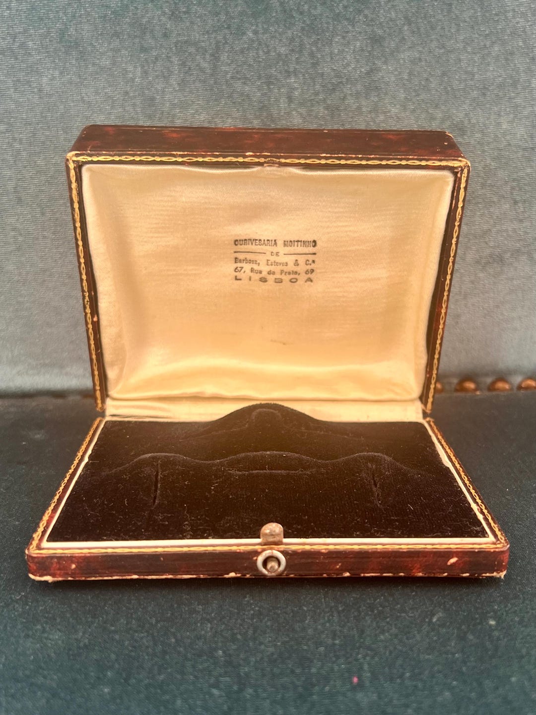 SUPERB Vintage Antique Set of Jewellery Jewelry Presentation Box Case ...