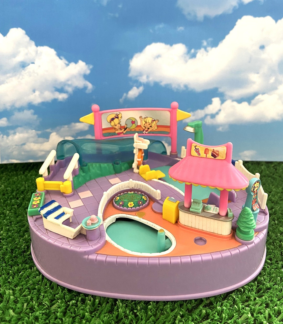 Lovely Vintage Polly Pocket Pool Party by Bluebird 1997 - Etsy