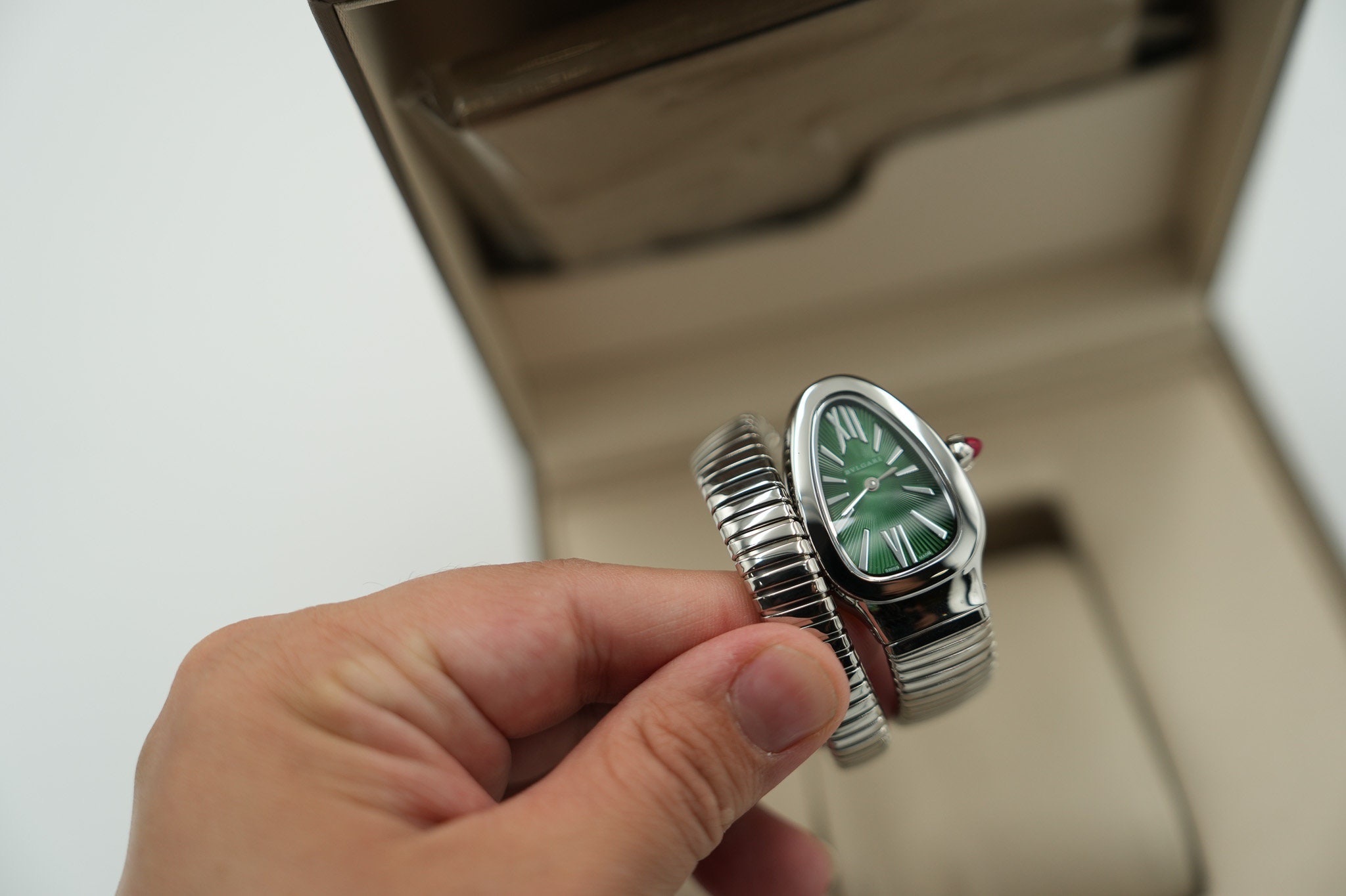 Serpenti Watch Green Dial Snake Quartz Watch - Etsy