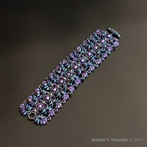 Beading Tutorial, Magical Magatamas Bracelet. Beading Pattern With Long ...