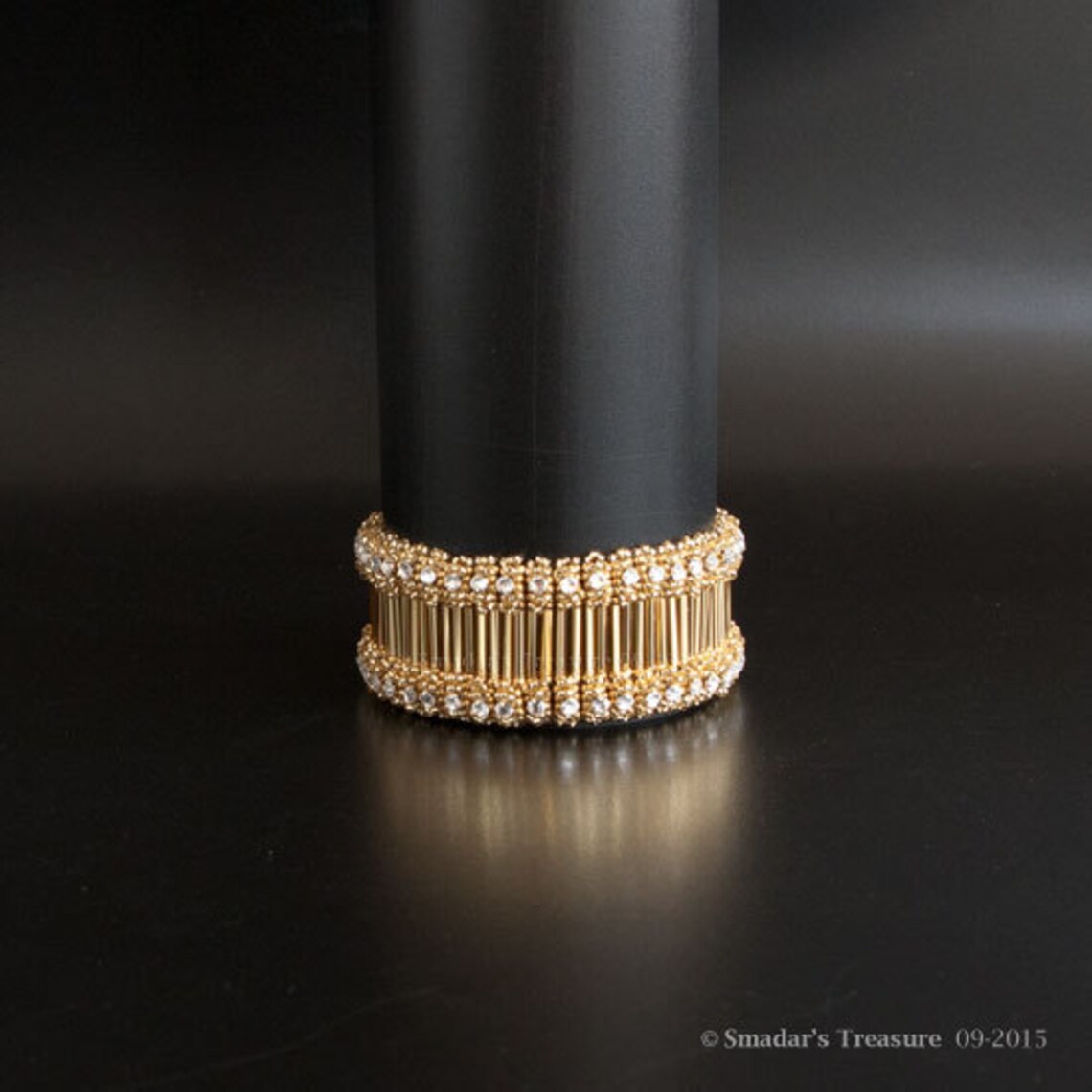 Beading Tutorial Bracelet Pattern With Bugle Beads Rose - Etsy