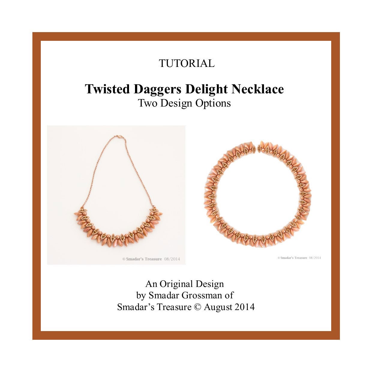 Beading Tutorial, Twisted Daggers Delight Necklace, Two Versions ...