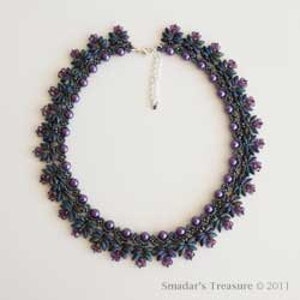 Beading Tutorial, Magical Magatamas Necklace. Beading Pattern With Miyuki Long Magatama and ...