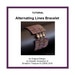 Beading Tutorial Pattern, Alternating Lines Bracelet. Beading Pattern ...