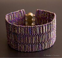 Beading Tutorial Pattern Alternating Lines Bracelet. Beading - Etsy España