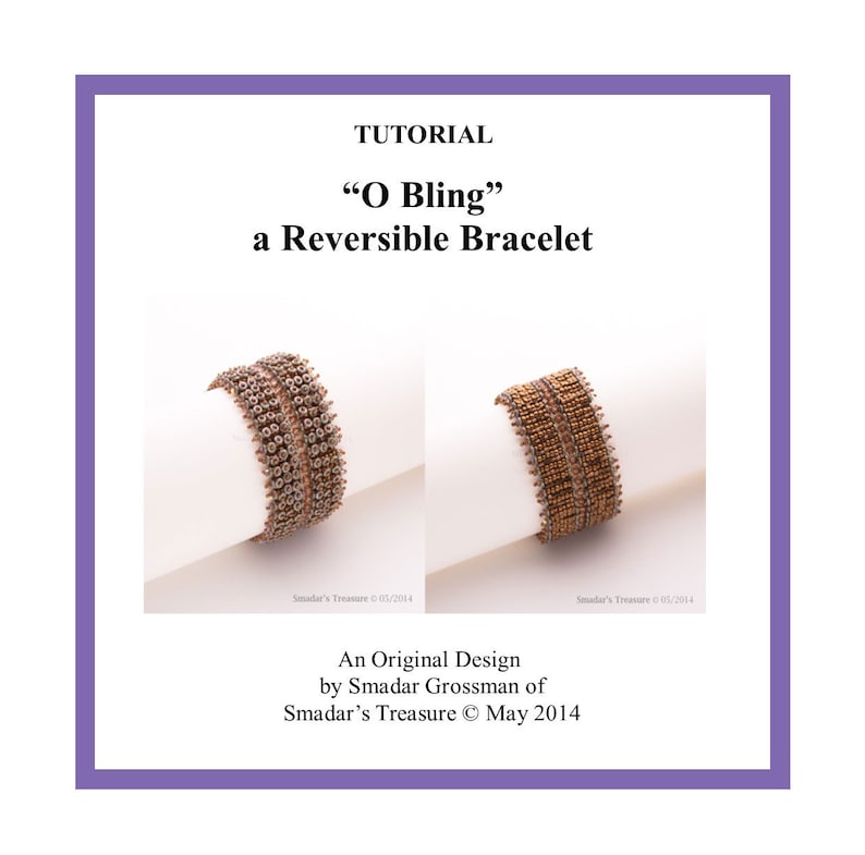 Beading Tutorial, Fringe O Bling - Reversible Bracelet. Beading Pattern ...