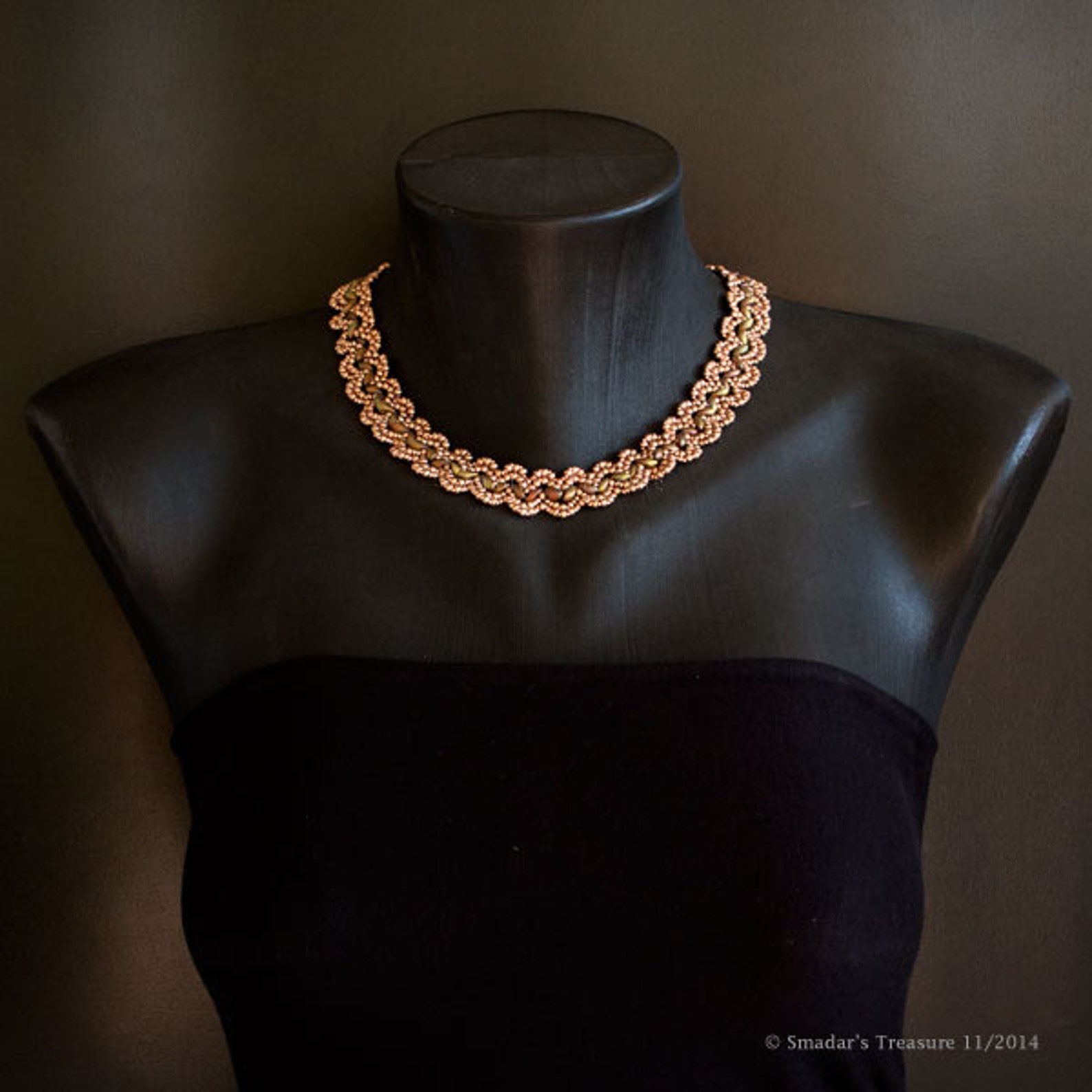 Beading Tutorial, Ode to Ondule Necklace - 2 Design Options. Beading ...