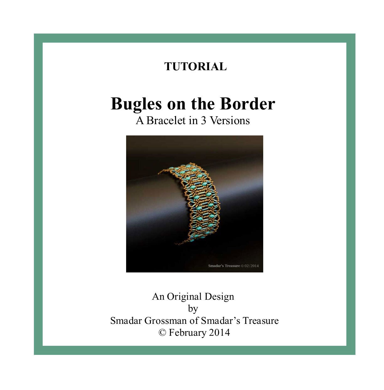 Beading Tutorial, Bugles on the Border Bracelet. Pattern With Superduo ...