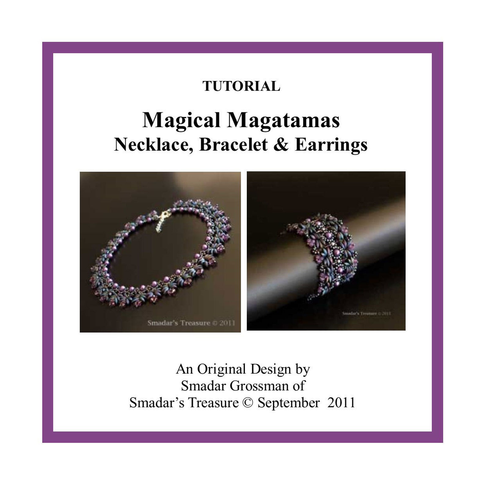 Tutorial, Magical Magatamas Bracelet, Necklace, Earrings. Beading ...