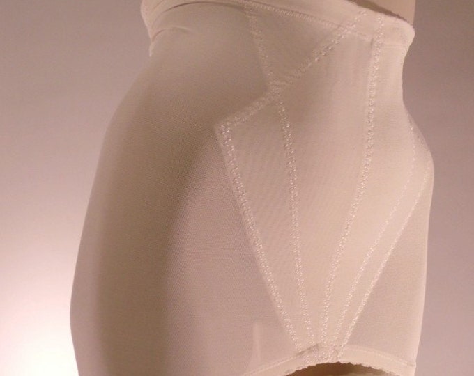 Vintage Vanity Fair Open Bottom Girdle Nylon Lycra Powernet Etsy