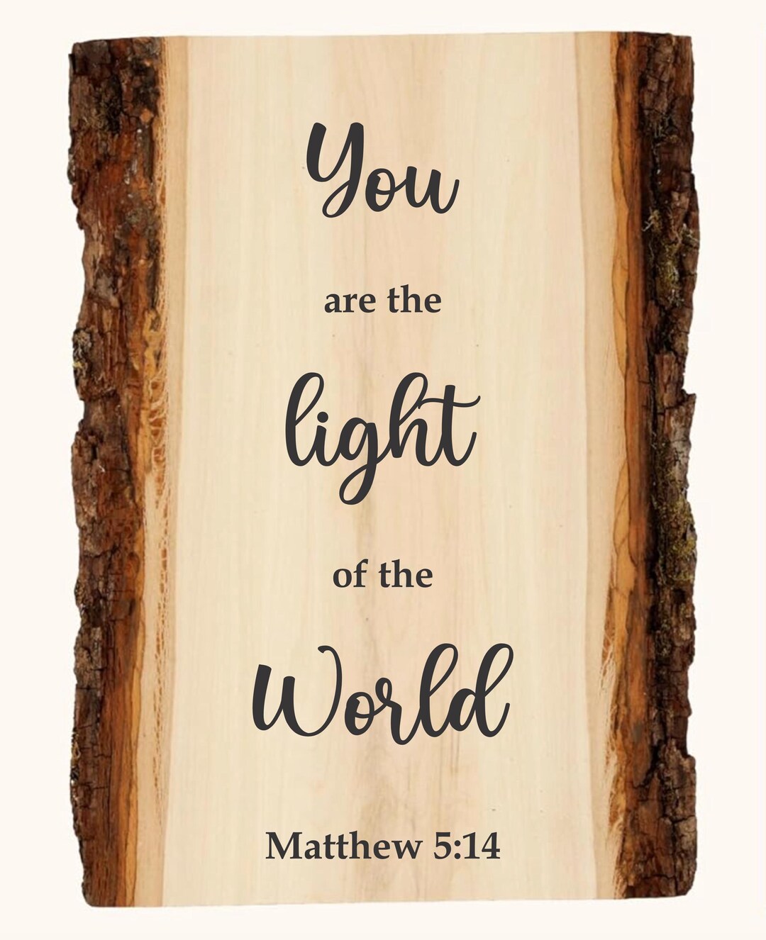 You Are the Light of the World Matthew 5:14 Bible Verse Christian Home ...