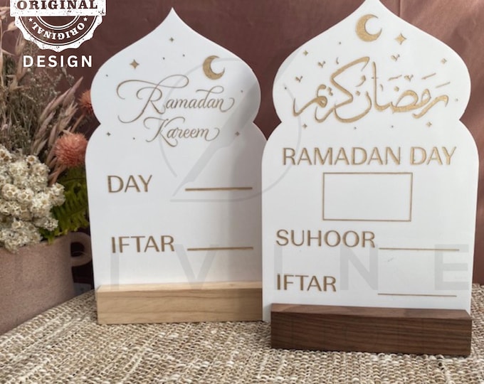Geometric Arch Eid/ramadan Arch Acrylic Interchangeable Table Decor ...