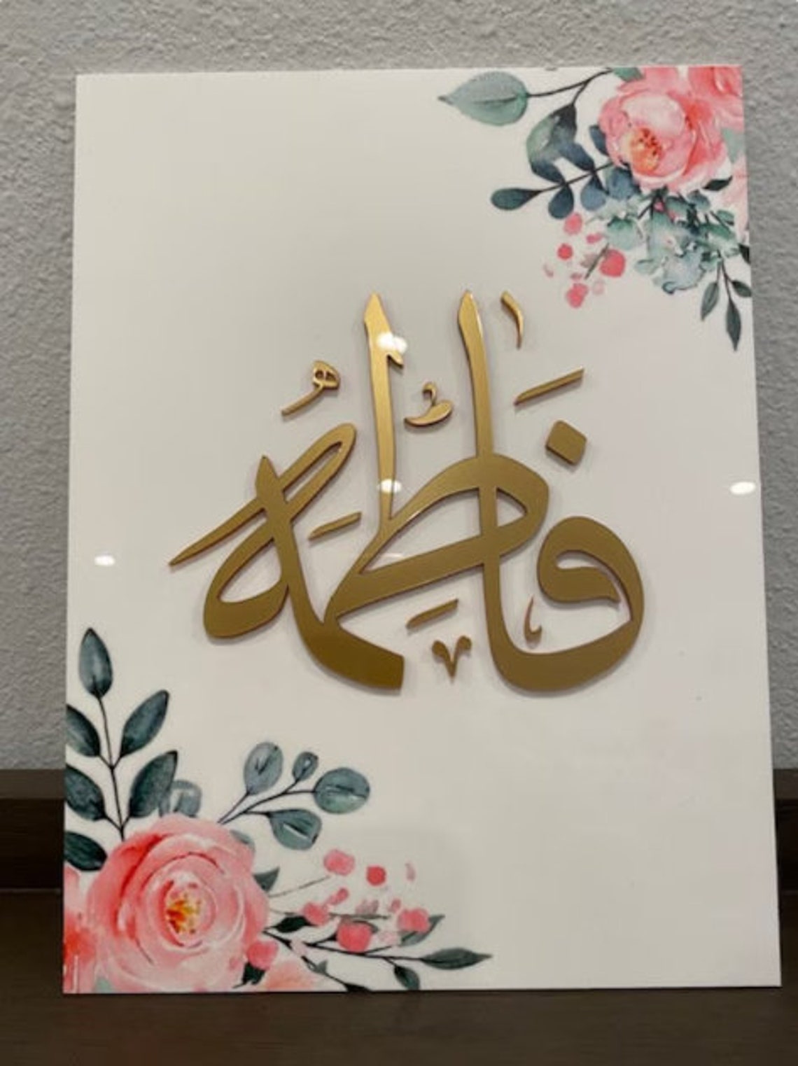 Personalized Arabic Name Decor Sign Arabic Calligraphy Custom Acrylic ...