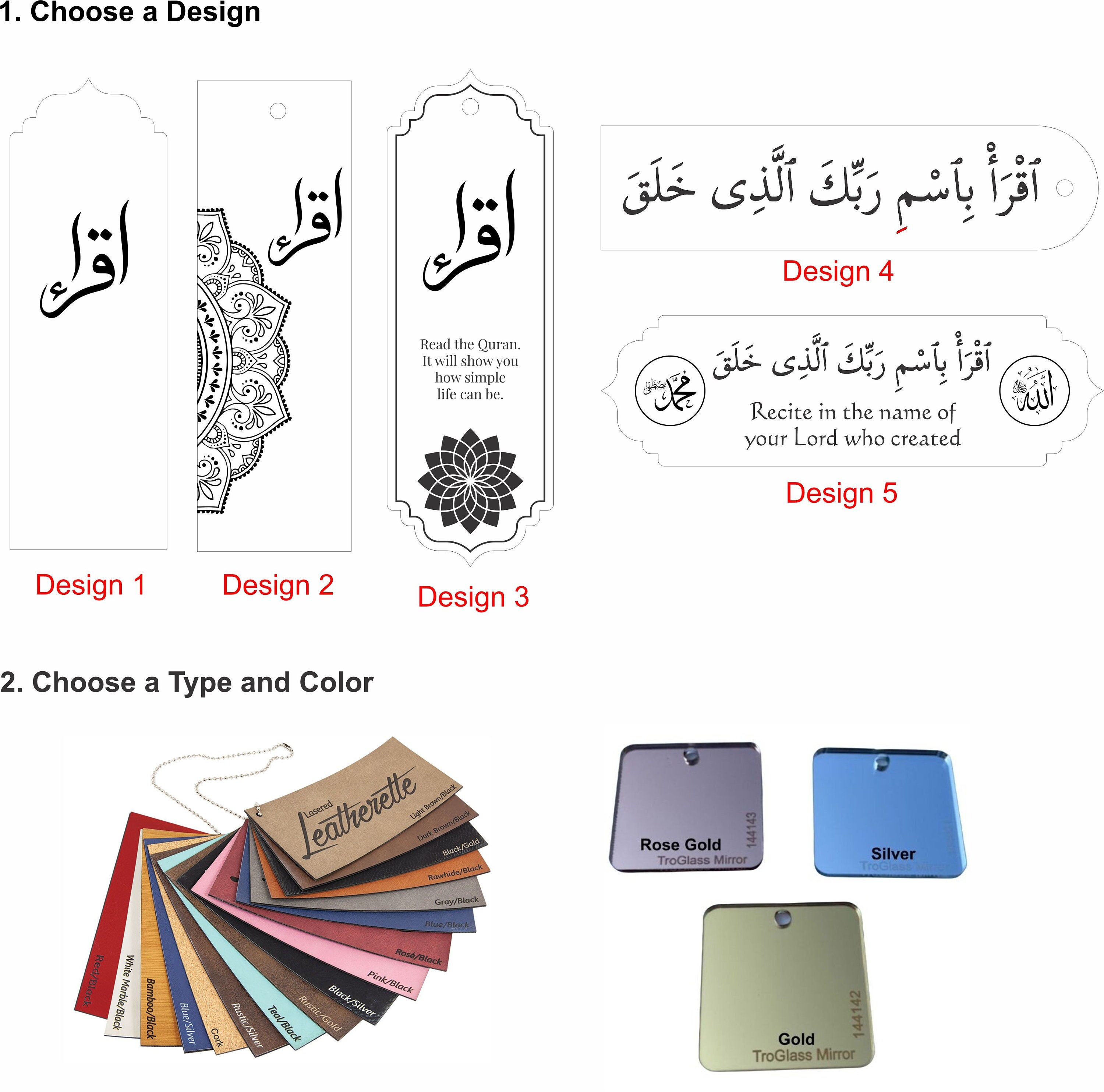 Islamic Quran Bookmark | Islamic Gift |leather Quran Bookmark | Islamic ...