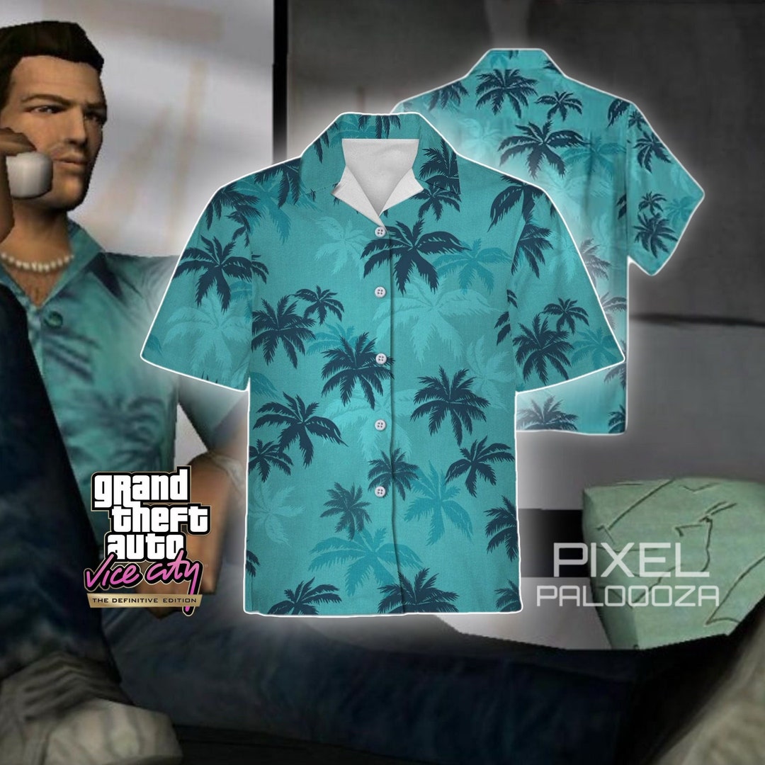 Buy Custom GTA Vice City Gaming Tommy Vercetti Hawaiian Shirt Summer ...