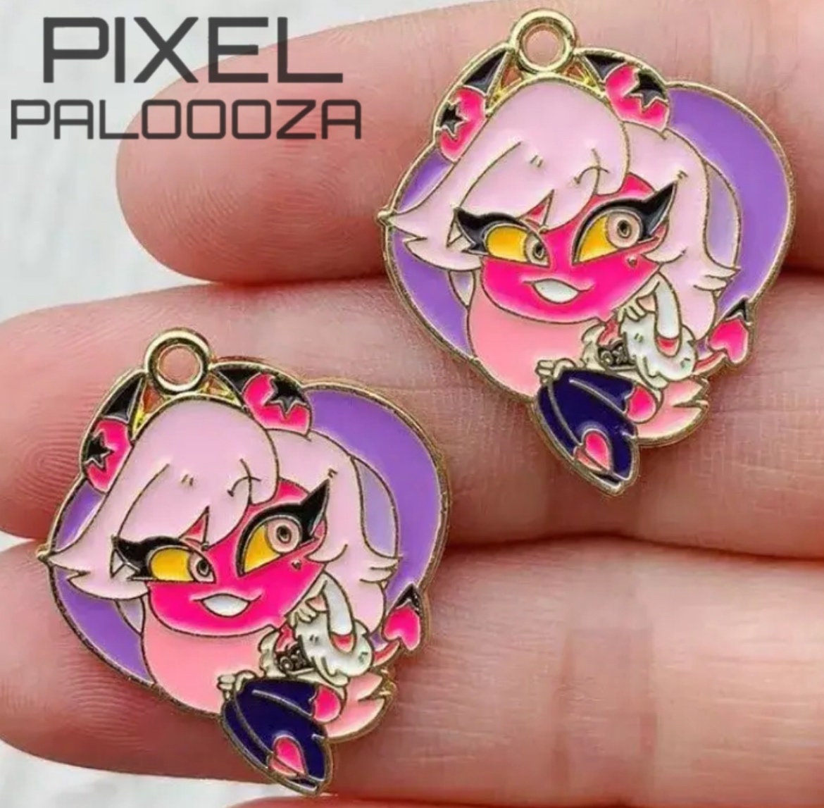 Custom Helluva Boss Metal Badge Collection Enamel Pin Unique Anime Fan ...