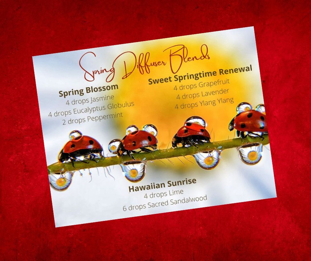 Spring Diffuser Blends Postcard - Etsy