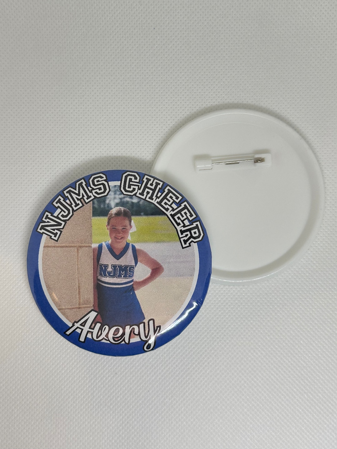 Personalized Team Player Spirit Button | Customized Brag Button ...