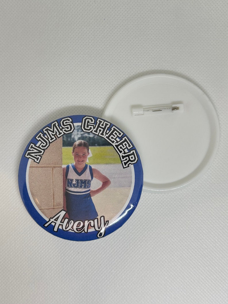 Personalized Team Player Spirit Button | Customized Brag Button ...