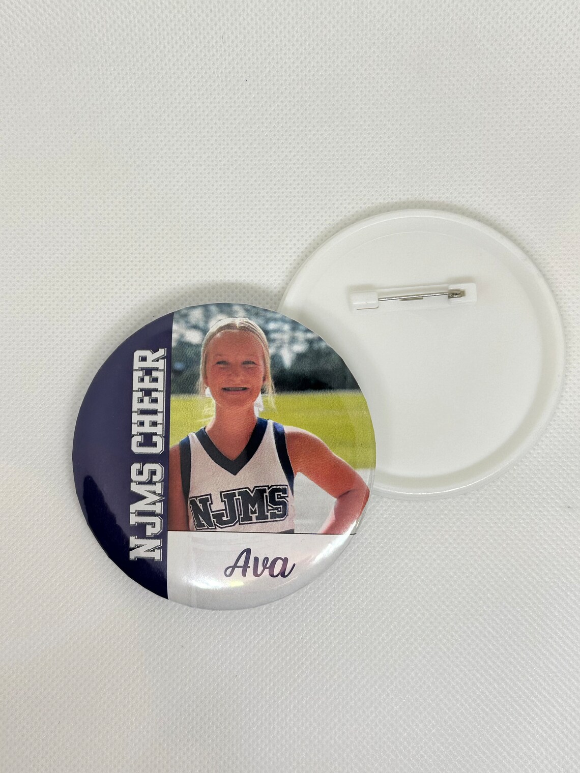 Personalized Team Player Spirit Button | Customized Brag Button ...