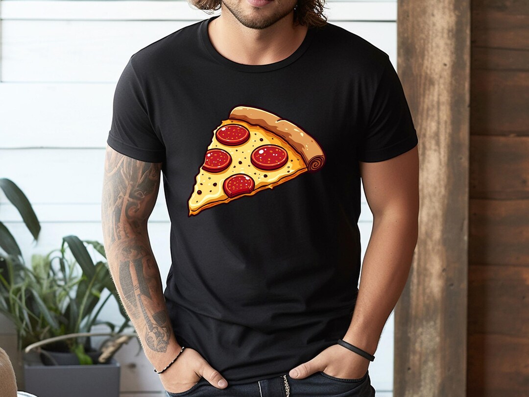 Slice Slice Baby Pizza Winking Pepperoni Graphic Funny Foodie 0 T-shirt ...