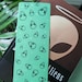 Laminated Alien Bookmarks | Set of Two - Etsy