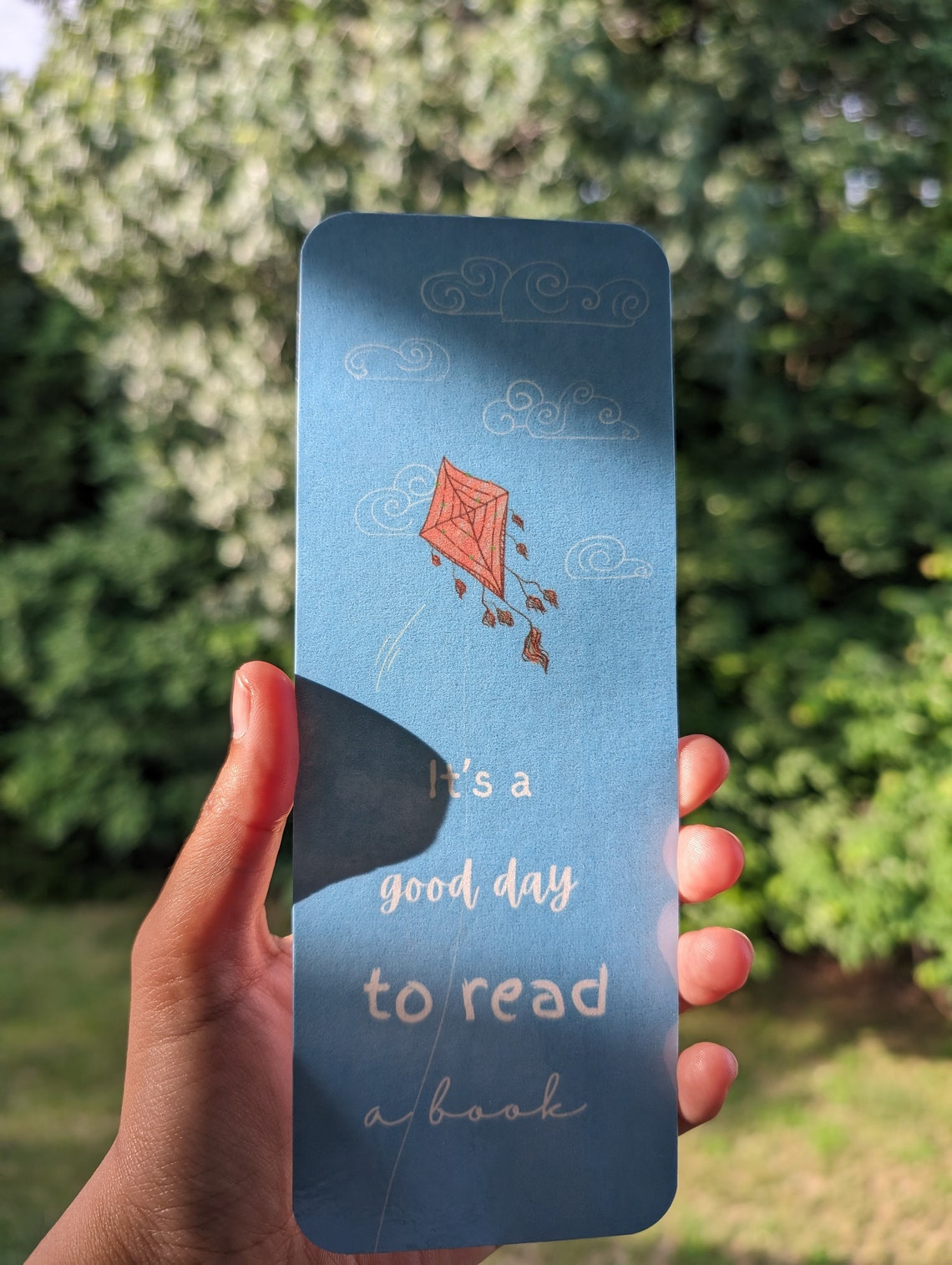 It's a Good Day to Read a Book | Handmade Laminated Bookmark - Etsy