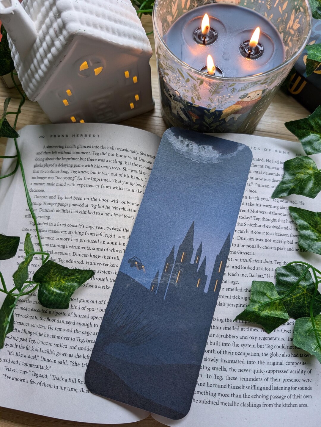 Magic School Fantasy Bookmark | Laminated Bookmark - Etsy