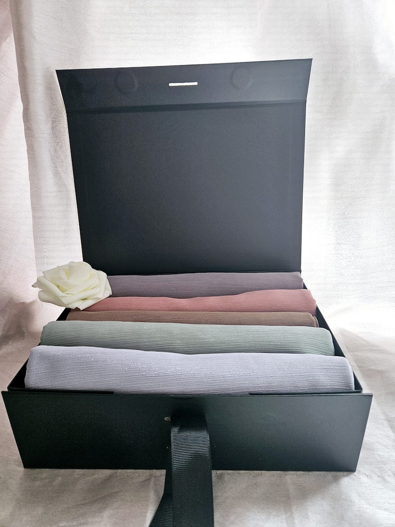 Hijab Gift Box, Box Set, Hijab Bouquet, Luxury Hijabs, Luxury Box Gift ...