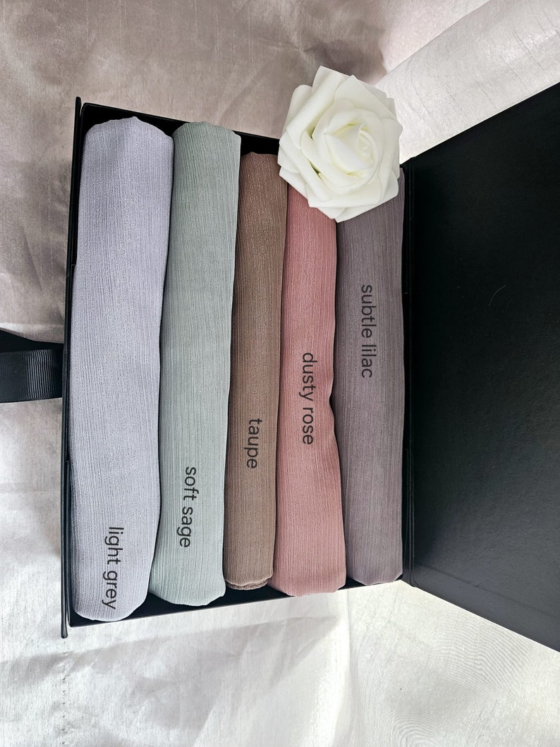 Hijab Gift Box, Box Set, Hijab Bouquet, Luxury Hijabs, Luxury Box Gift ...